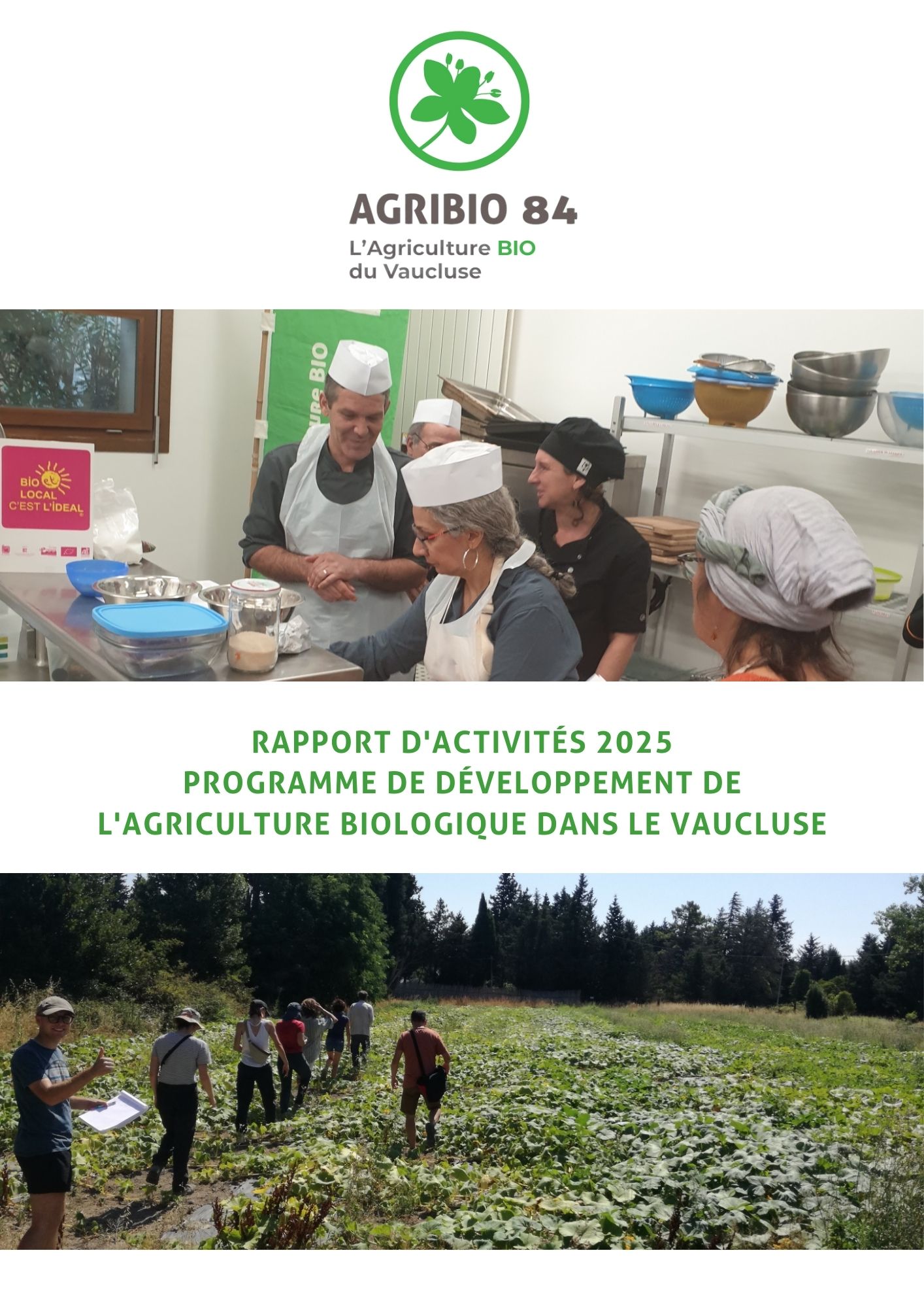 Rapport d’activités 2025 - Les agriculteurs Bio de PACA